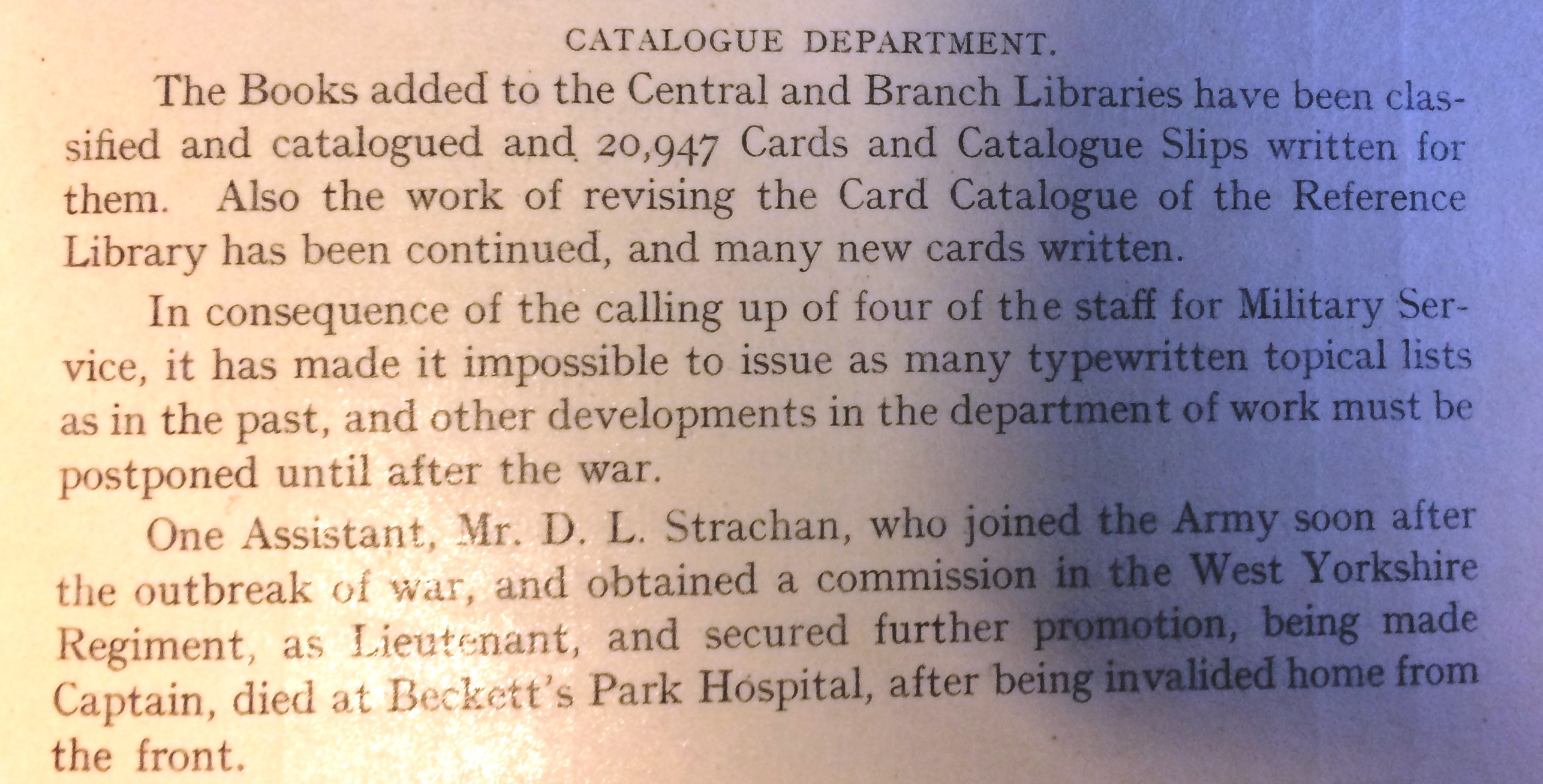 In Memory of David Strachan, a Yorkshire Scot – The Secret Library ...