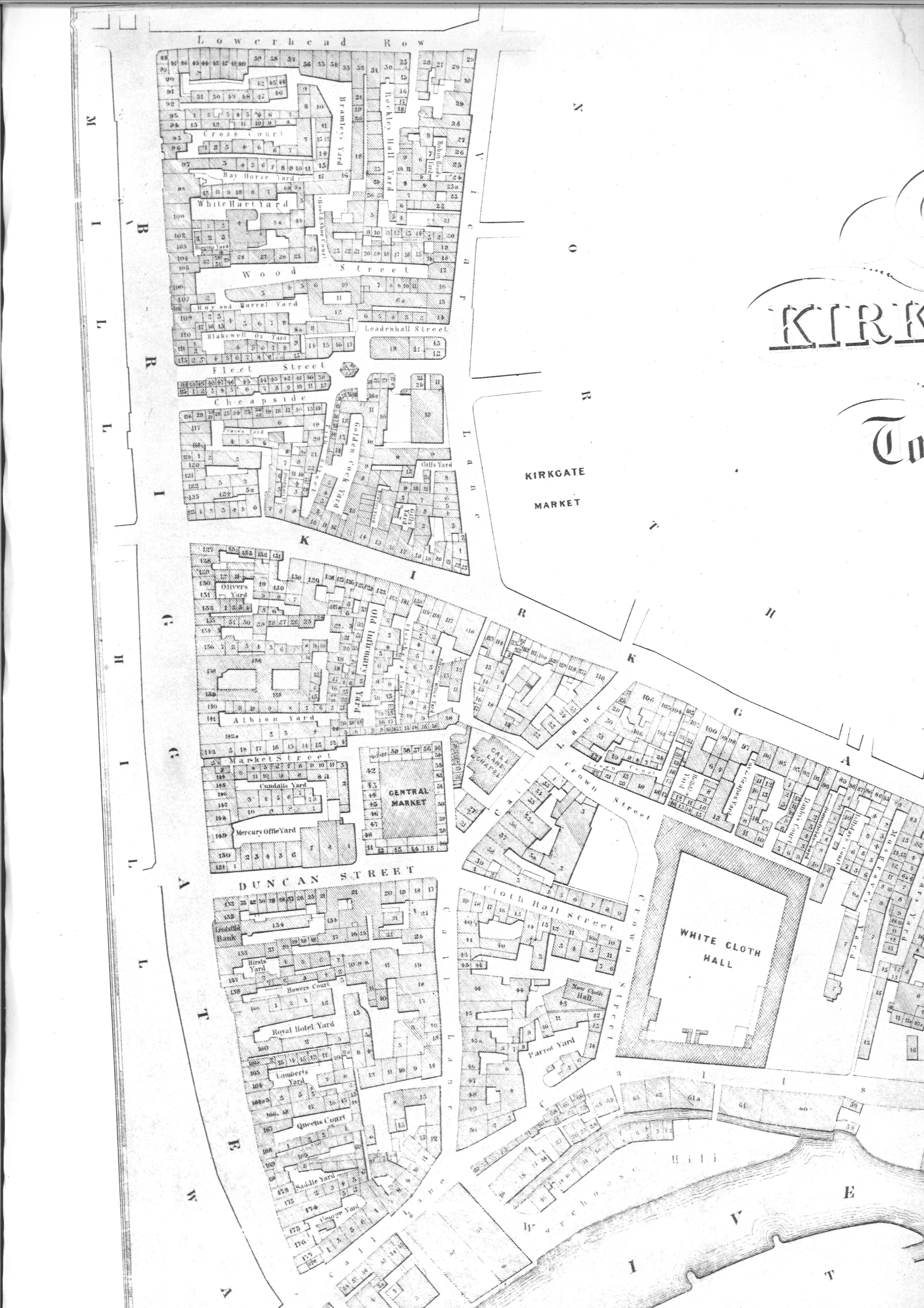 A Surprising Map of Briggate, 1844 – The Secret Library | Leeds ...