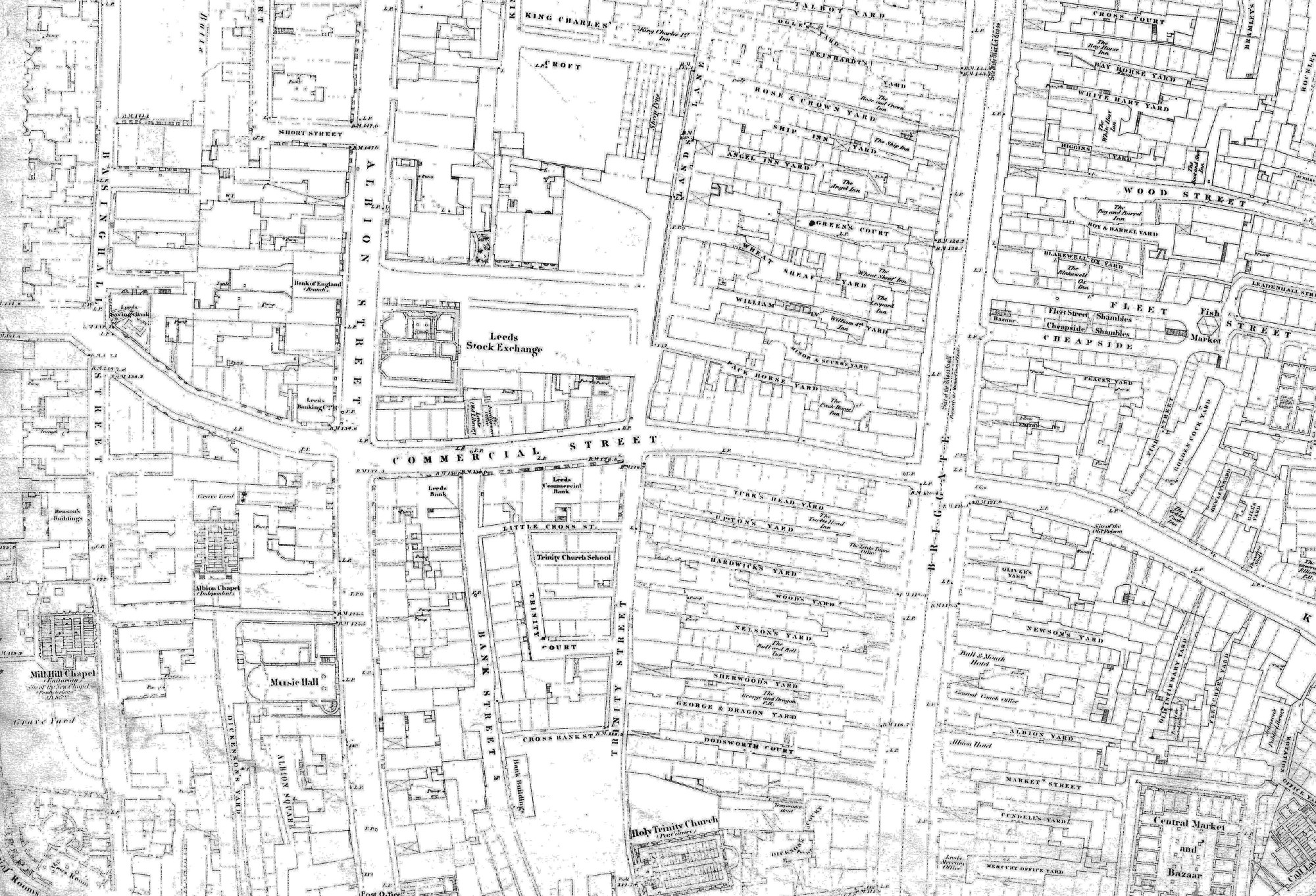 A Surprising Map of Briggate, 1844 – The Secret Library | Leeds ...