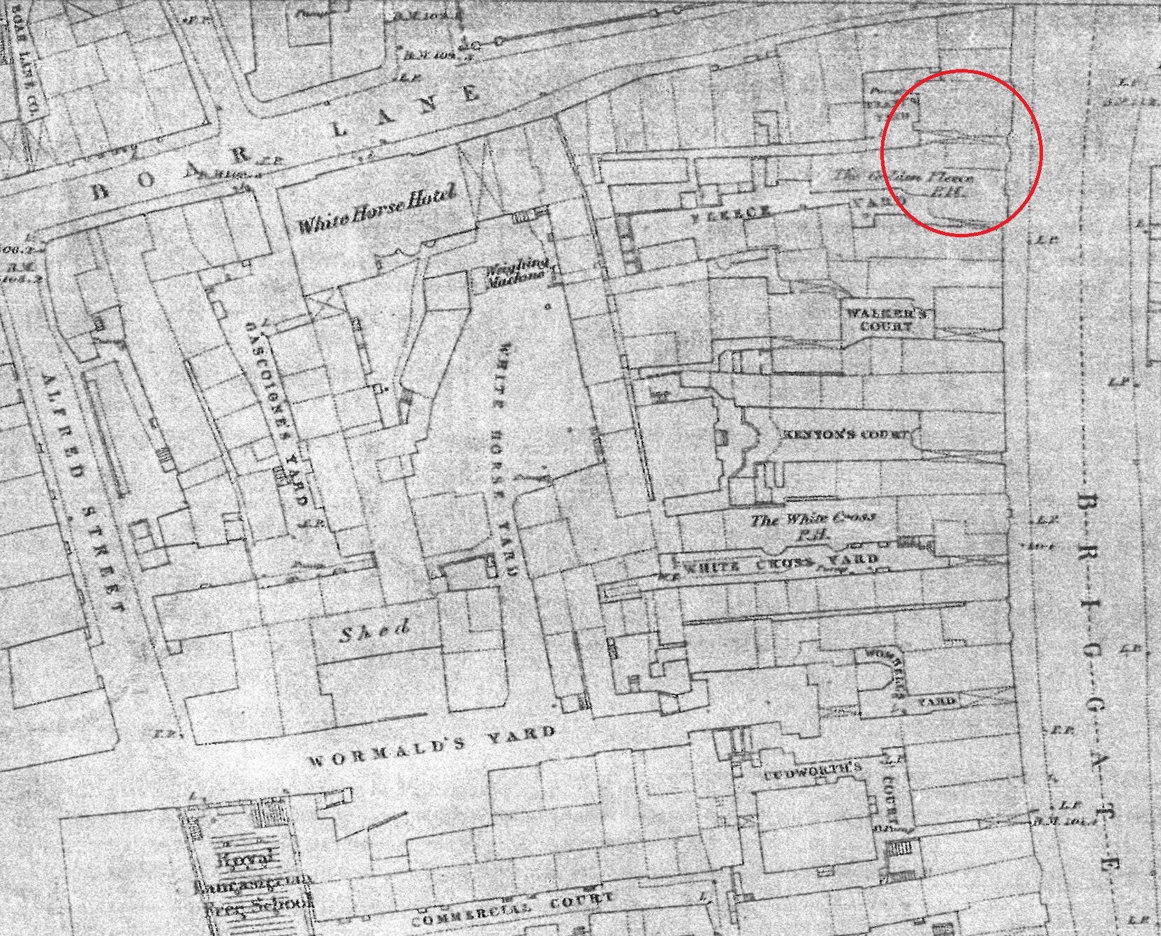A Surprising Map of Briggate, 1844 – The Secret Library | Leeds ...