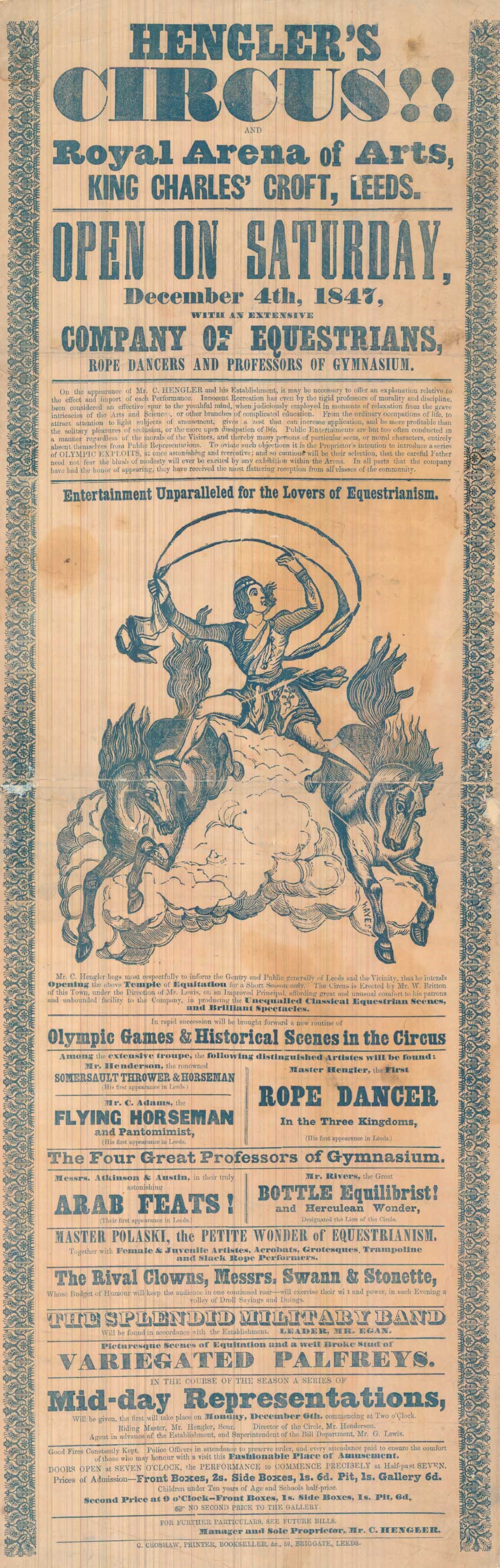 Tales from Circus 250: A Topography of the Circus in Leeds, Part III ...