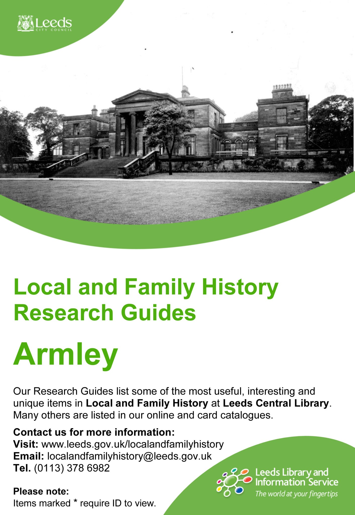 New Armley Research Guide – The Secret Library | Leeds Libraries ...