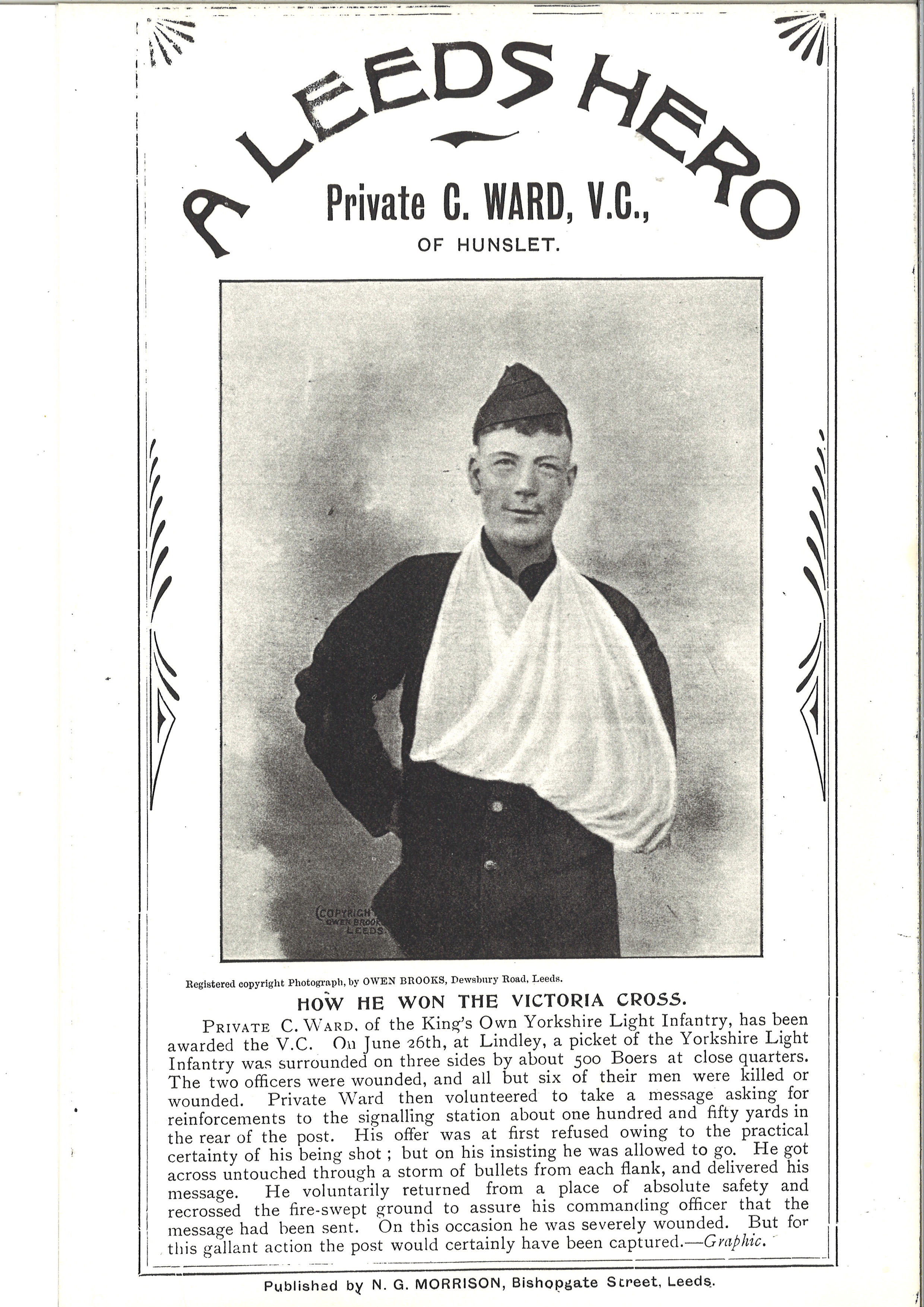 Charles Ward VC: A Leeds Hero – The Secret Library | Leeds Libraries ...