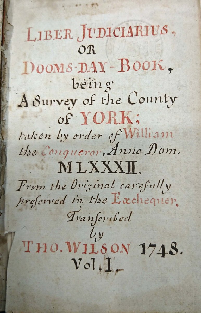 Armley and the Domesday Book – The Secret Library | Leeds Libraries ...