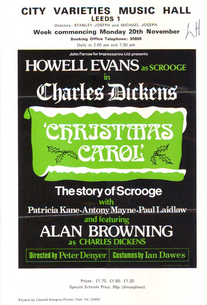 A Christmas Carol Playbills – The Secret Library | Leeds Libraries ...