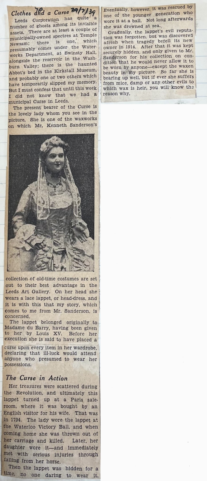 The Evil Lappet – Clothes and a Curse – The Secret Library | Leeds ...